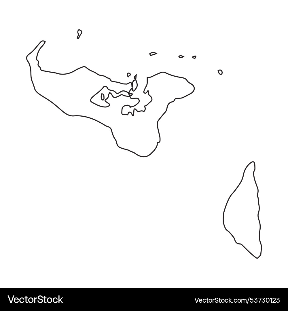 Map of tonga region Royalty Free Vector Image - VectorStock