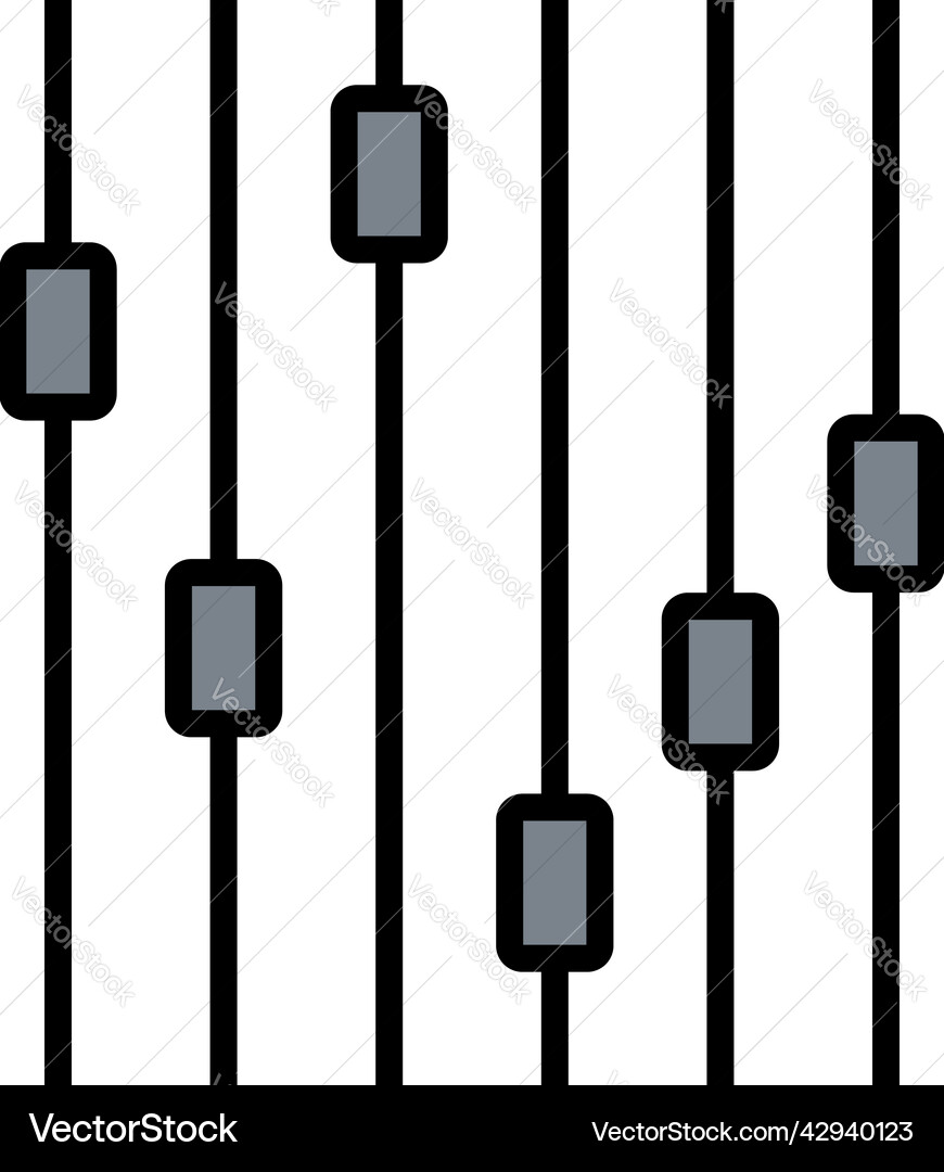 Music equalizer icon Royalty Free Vector Image