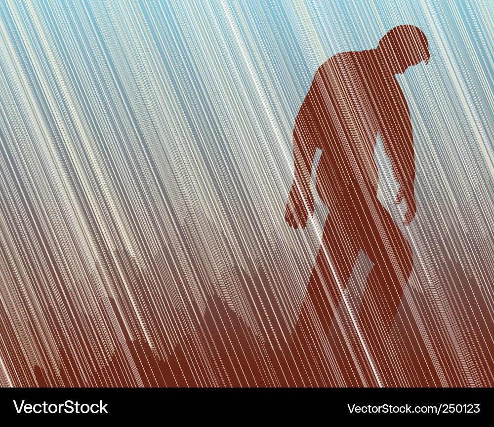 Trudge Royalty Free Vector Image - VectorStock