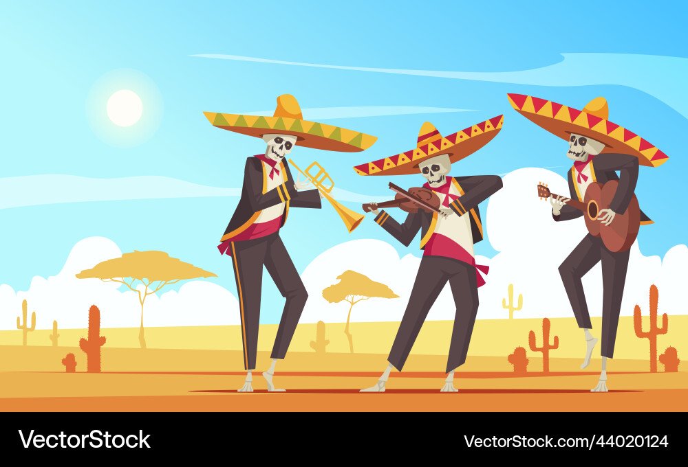 Day of dead Royalty Free Vector Image - VectorStock