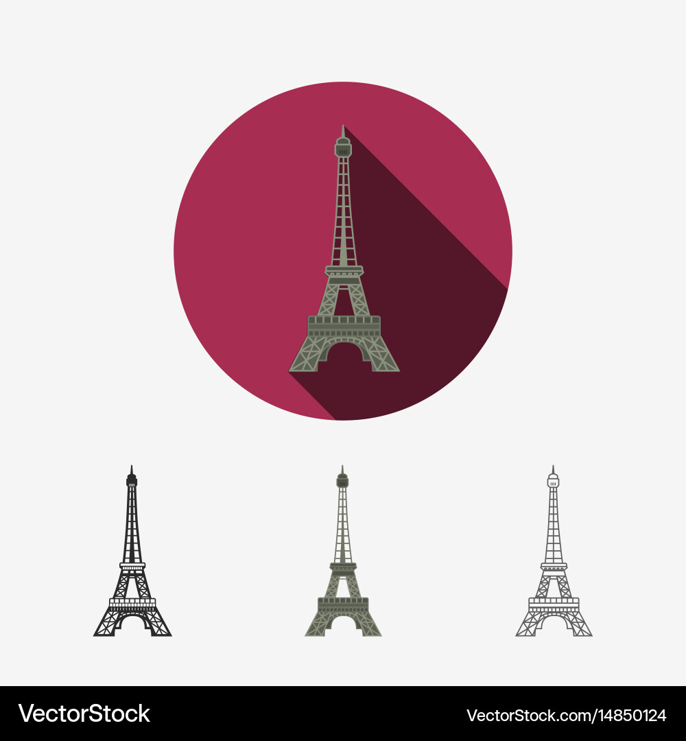 Eiffel tower Royalty Free Vector Image - VectorStock