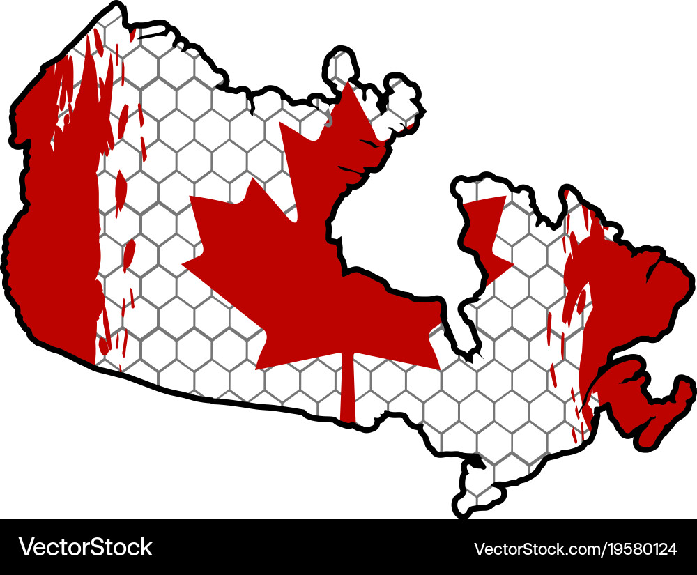 Map of canada Royalty Free Vector Image - VectorStock