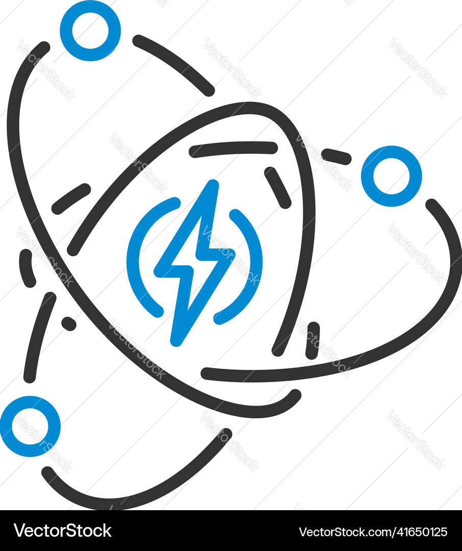 Atom energy icon Royalty Free Vector Image - VectorStock