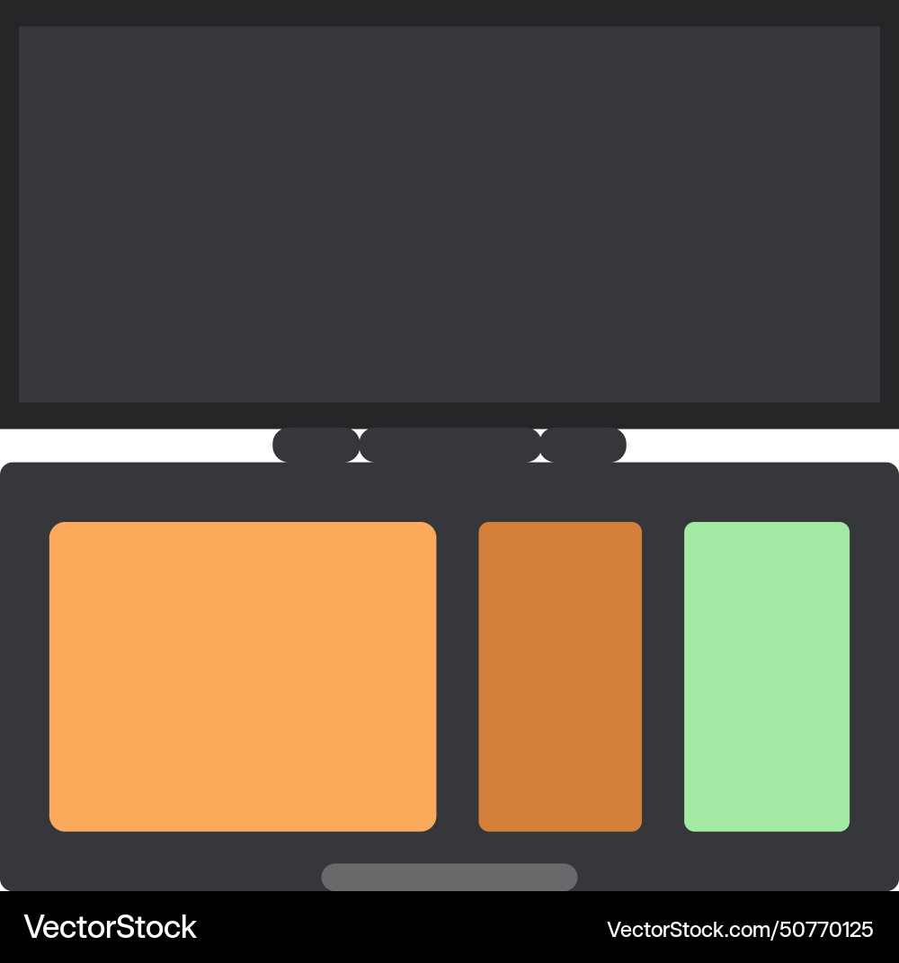 Eye shadow pallette color icon compact makeup Vector Image