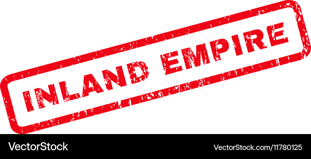 Inland empire rubber stamp Royalty Free Vector Image