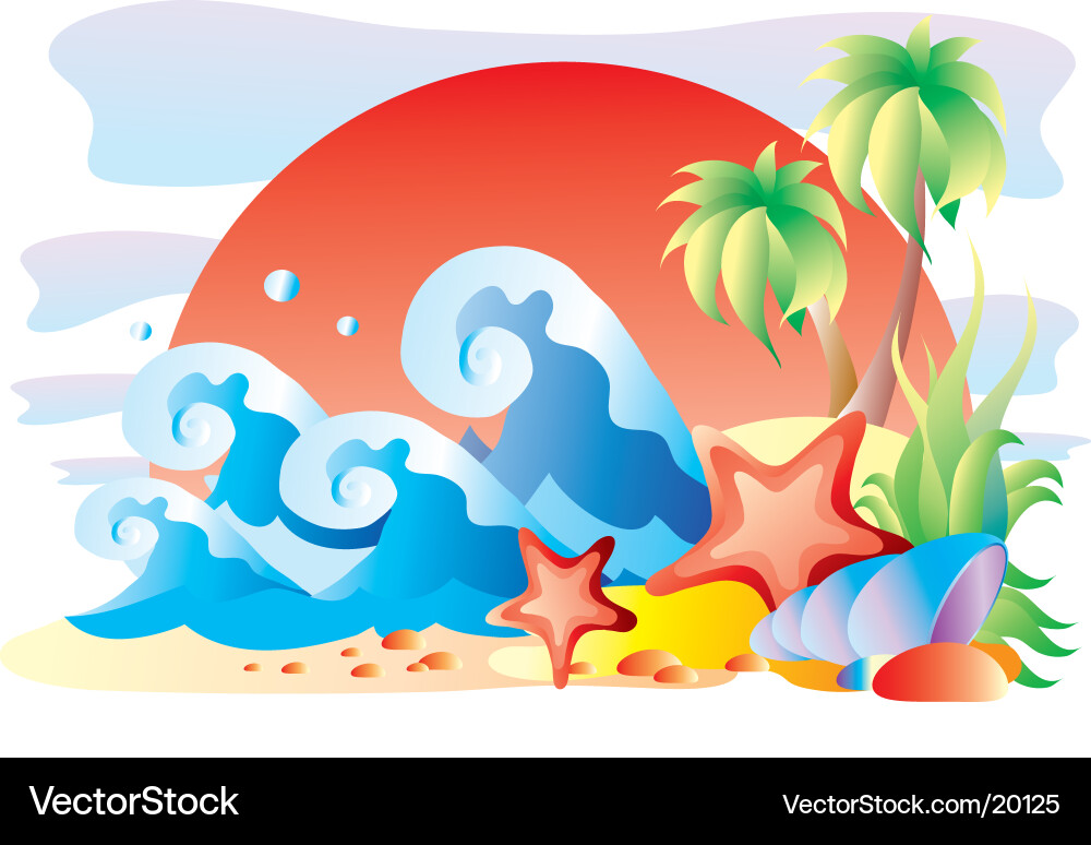 Sea Royalty Free Vector Image - VectorStock