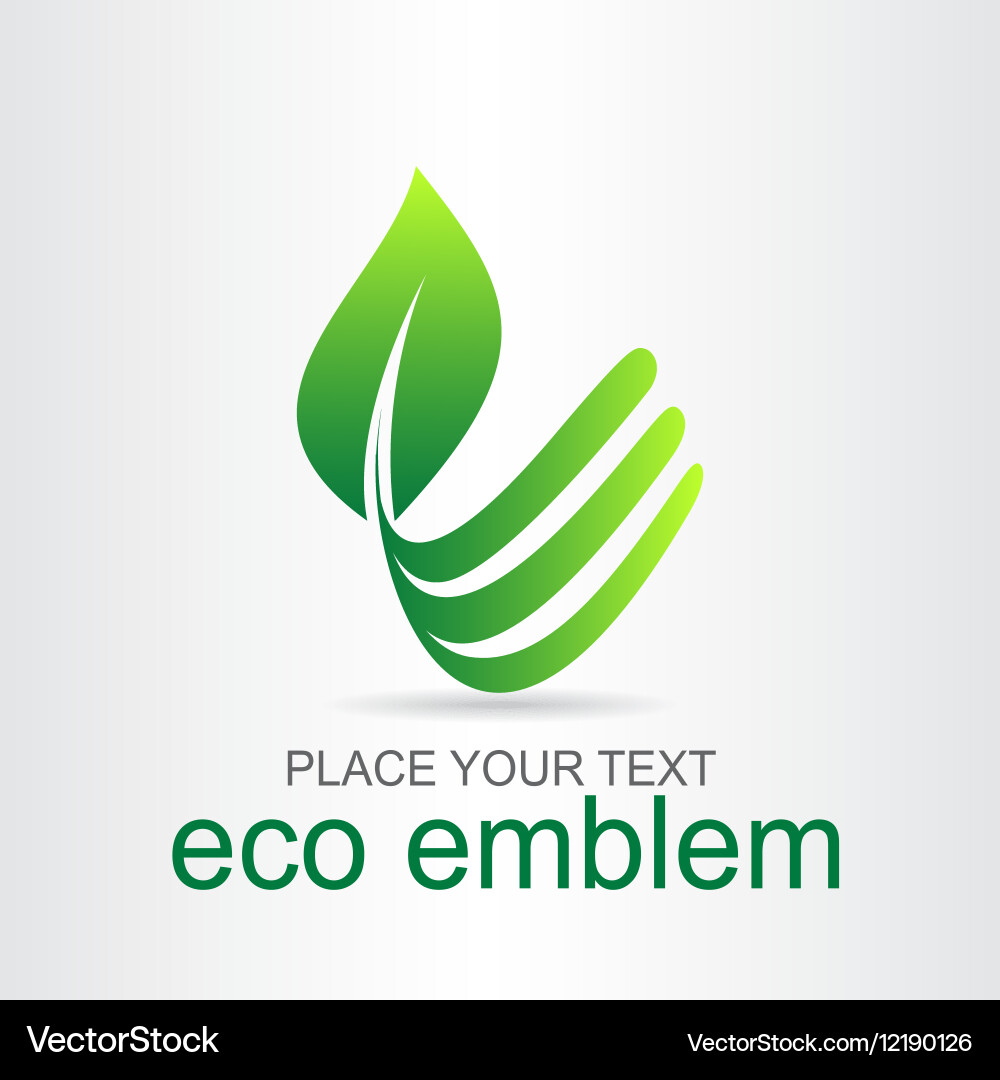 Eco logo Royalty Free Vector Image - VectorStock