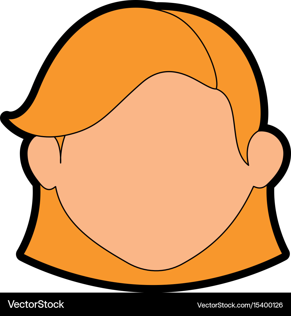 Women face cartoon Royalty Free Vector Image - VectorStock