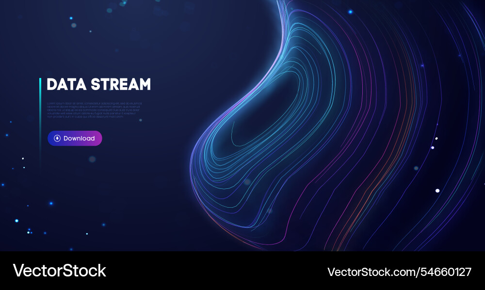 Abstract purple data stream digital – Royalty-Free Vector | VectorStock