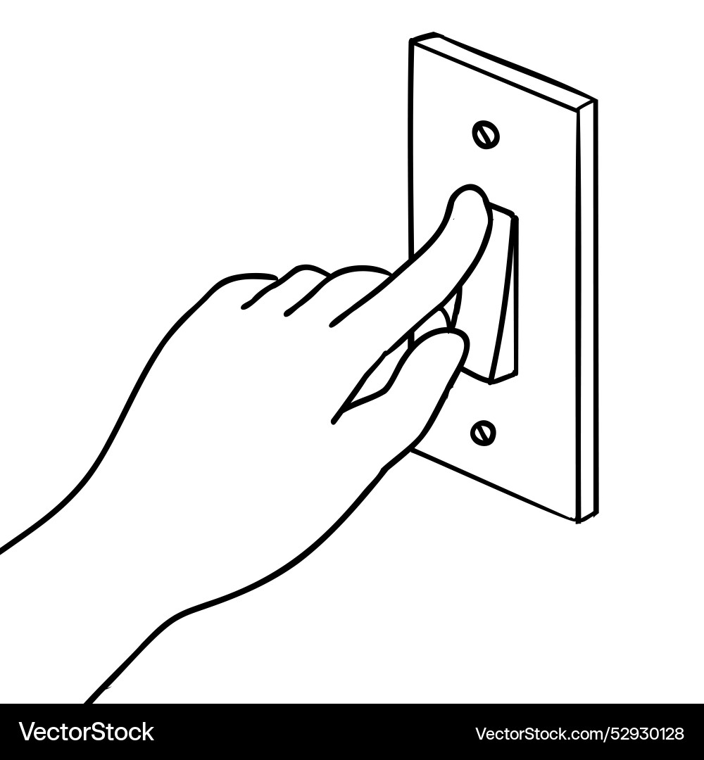 Cartoon Light Switch Clip Art