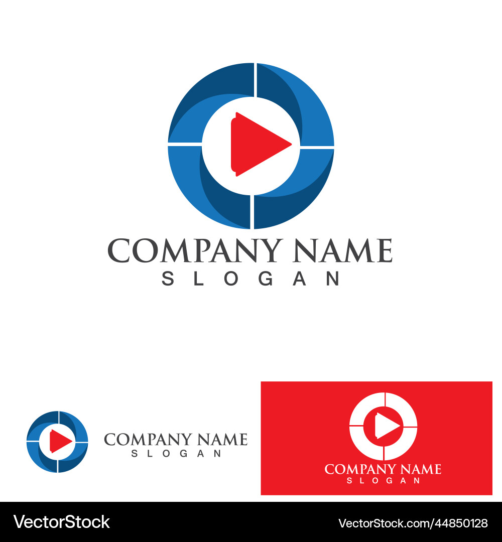 Movie logo design Royalty Free Vector Image - VectorStock