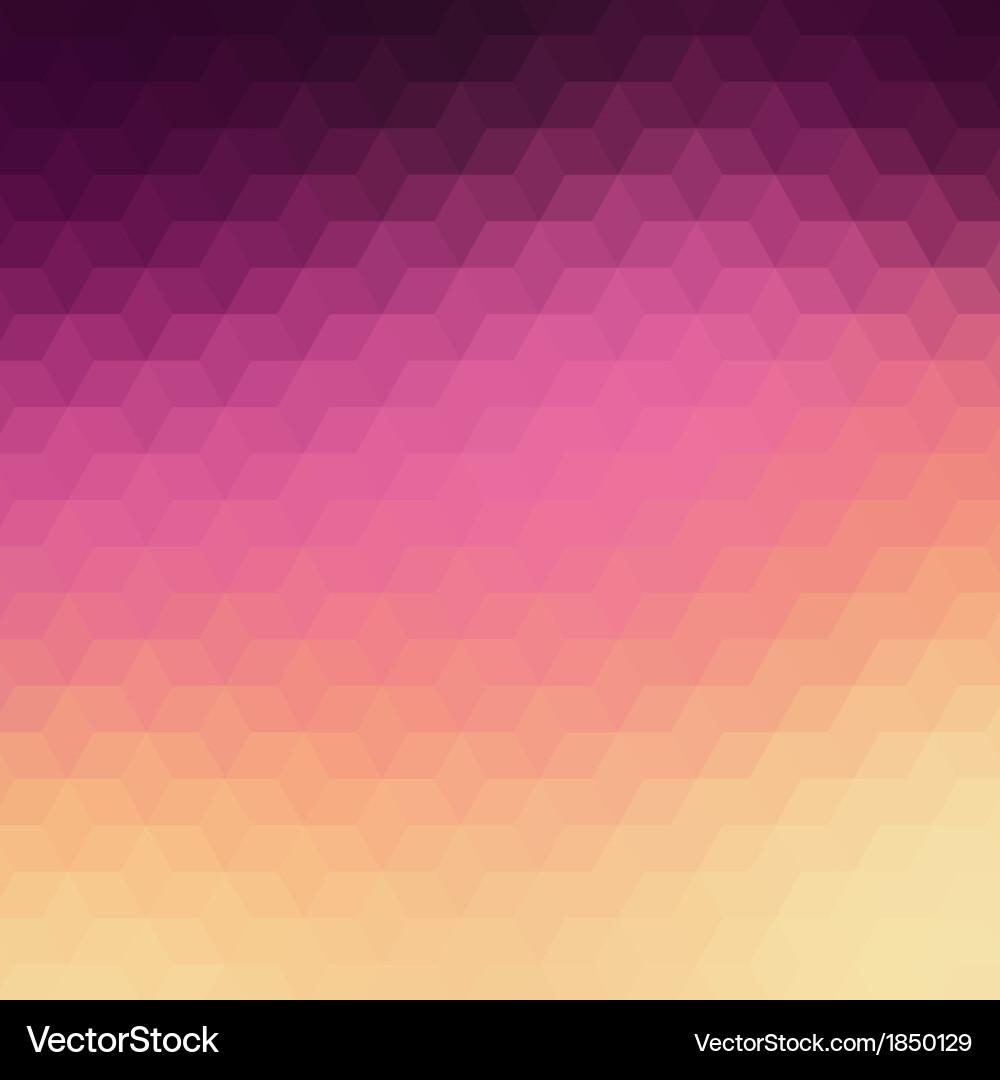 Colorful geometric background with triangles Vector Image