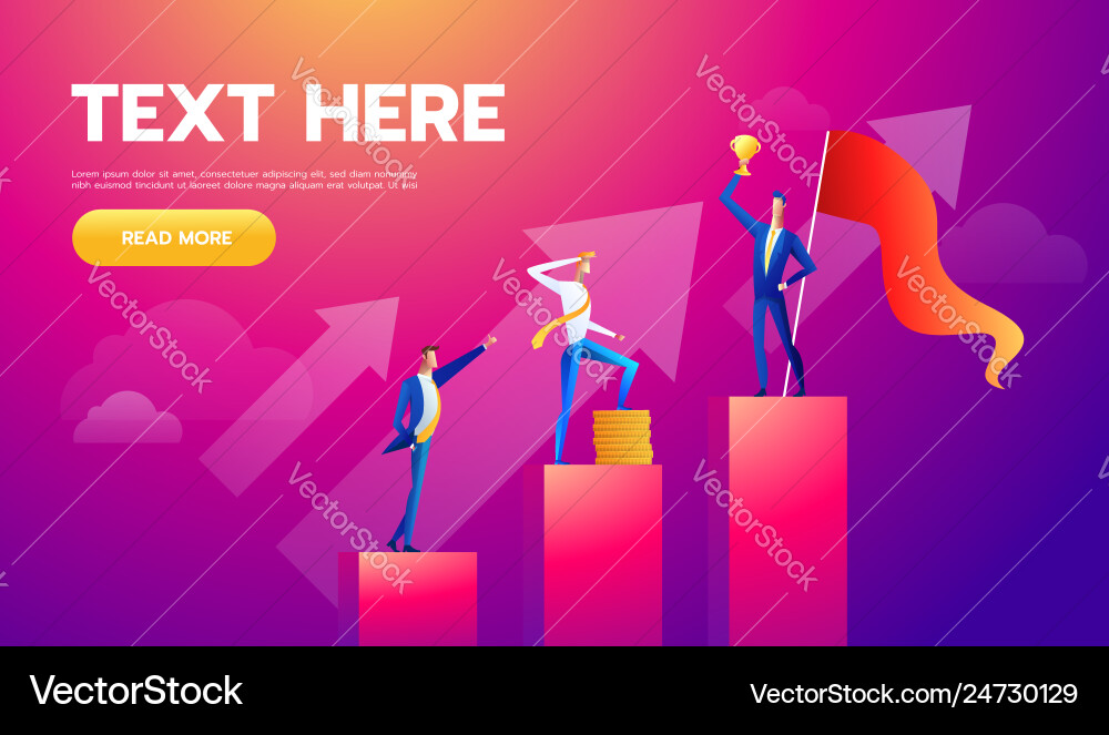 Concept of team building Royalty Free Vector Image