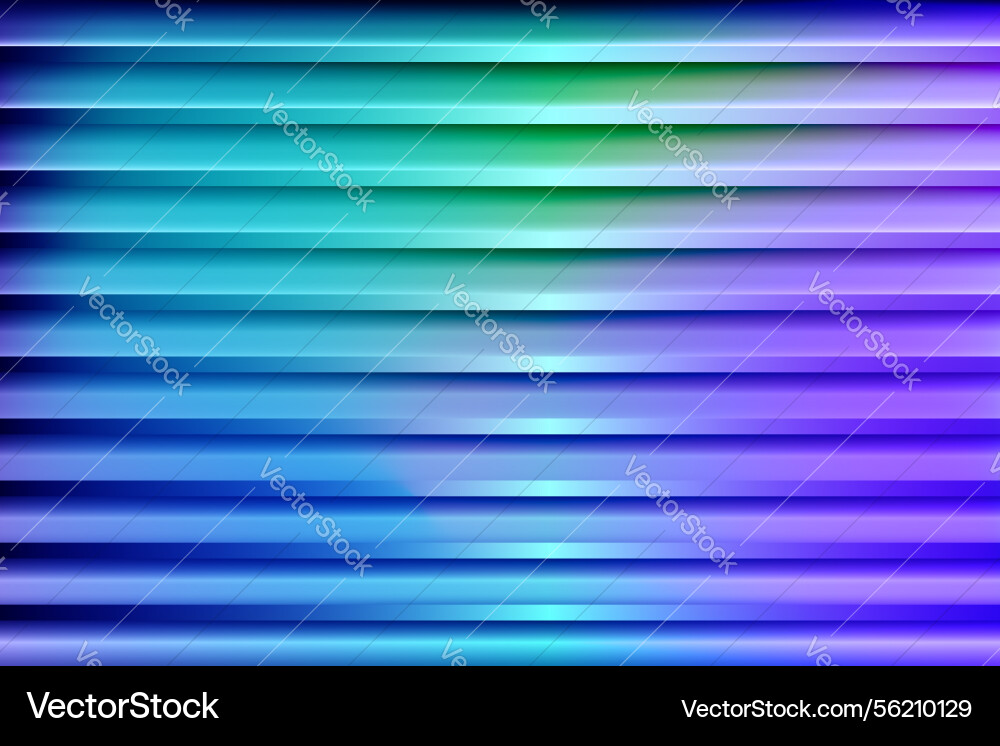 Horizontal lines with a blue to purple gradient Vector Image