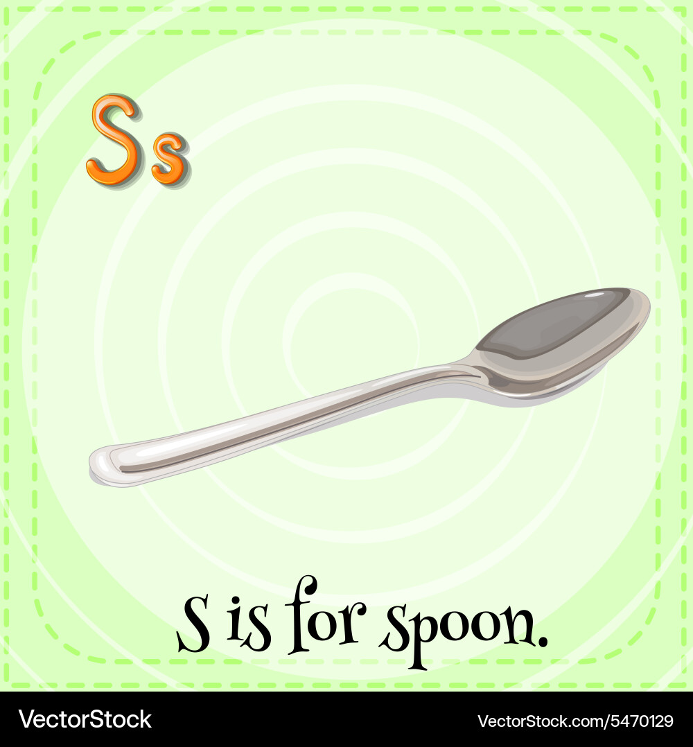 Spoon Royalty Free Vector Image - VectorStock