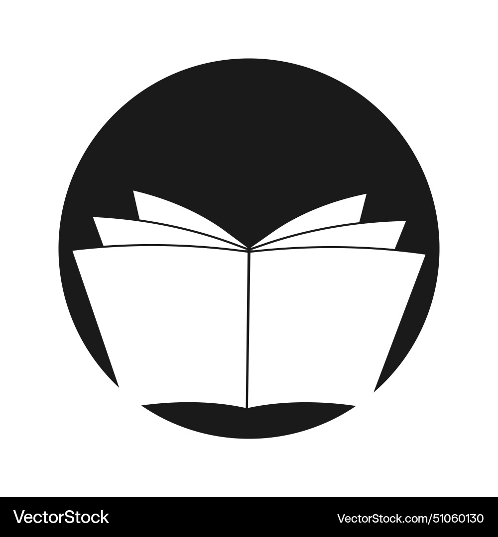 Book logo Royalty Free Vector Image - VectorStock