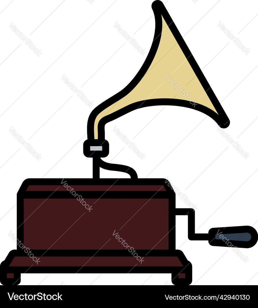 Gramophone icon Royalty Free Vector Image - VectorStock