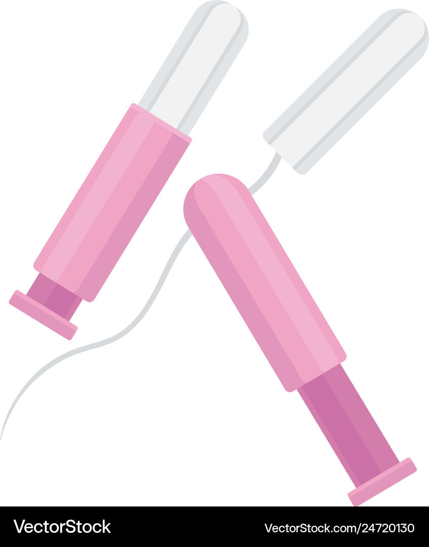 Hygienic Tampon Packaging Royalty Free Vector Image