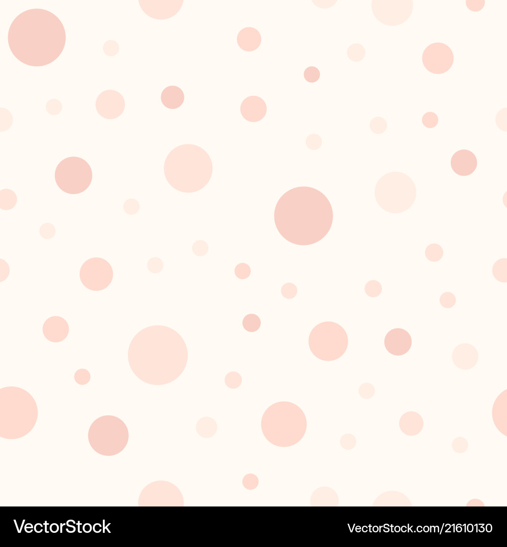 Rose dot pattern seamless Royalty Free Vector Image