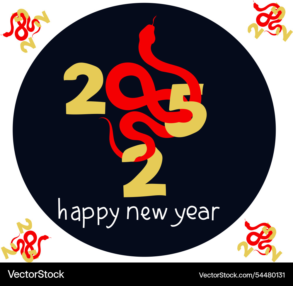 Asia chinese new year 2025 Royalty Free Vector Image