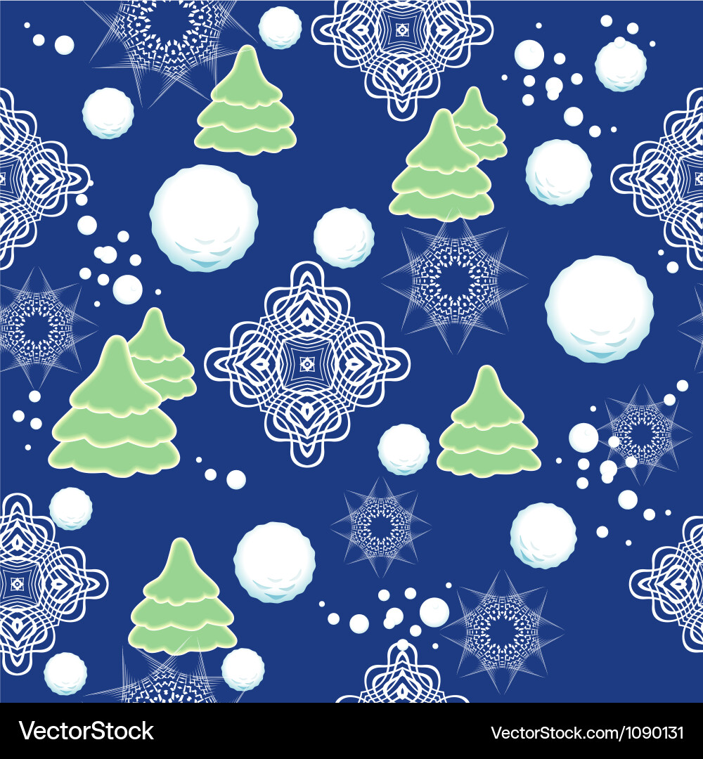 Christmas seamless pattern Royalty Free Vector Image