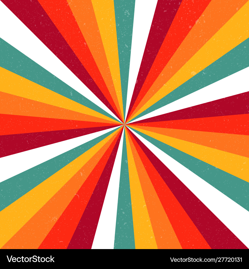 Retro vintage rays background Royalty Free Vector Image