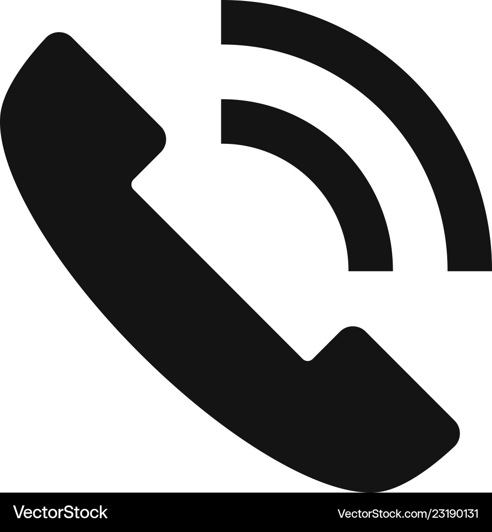 Telephone call icon Royalty Free Vector Image - VectorStock