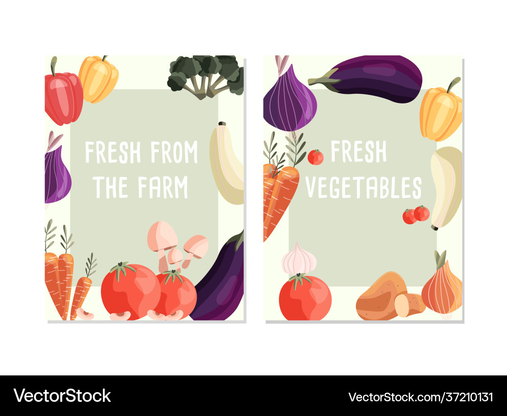 Two vertical poster templates Royalty Free Vector Image
