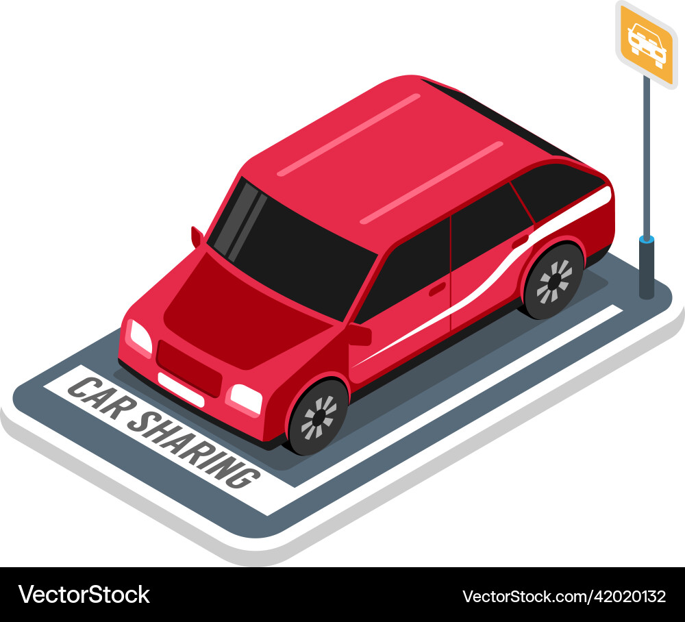 Car sharing icon Royalty Free Vector Image - VectorStock
