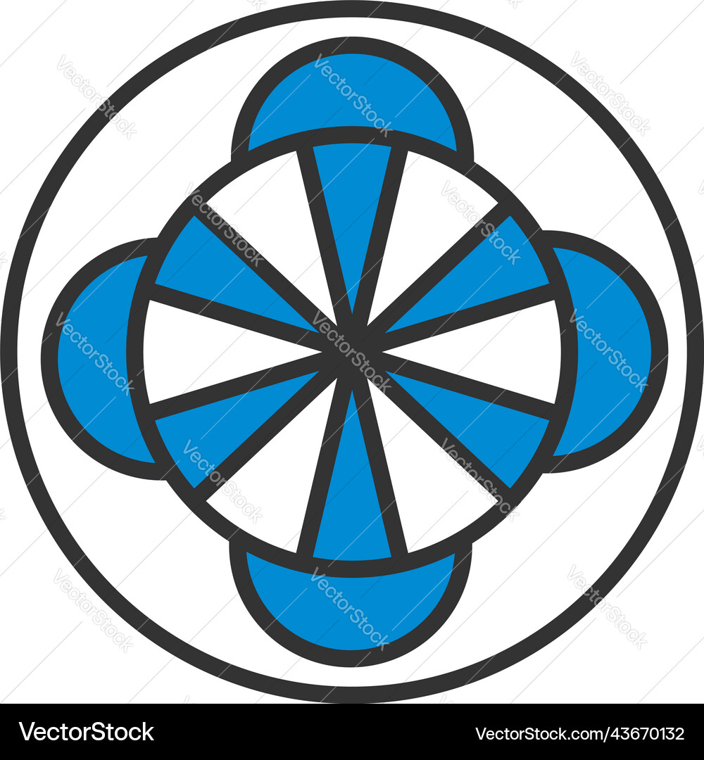 Carousel Top-Ikone Lizenzfreies Vektorbild - VectorStock