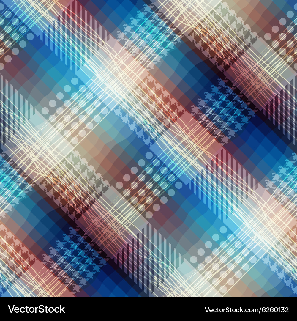 Diagonal Plaid Pattern Royalty Free Vector Image