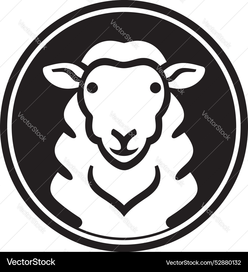 Majestic black flock logo design ebon excellence Vector Image