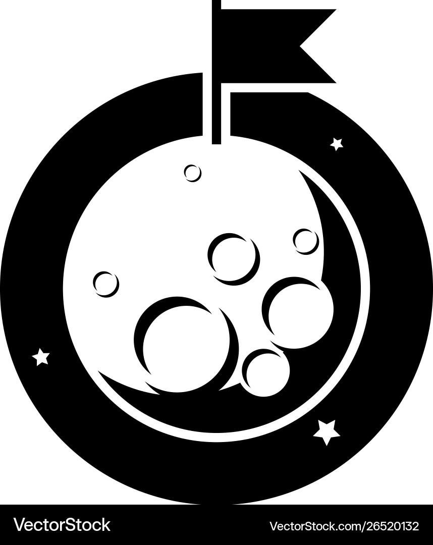 Moon Royalty Free Vector Image - VectorStock