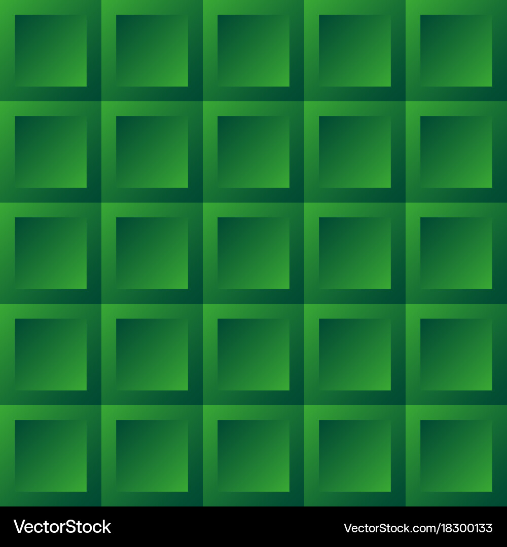 Green Geometric Tiles Background Royalty Free Vector Image