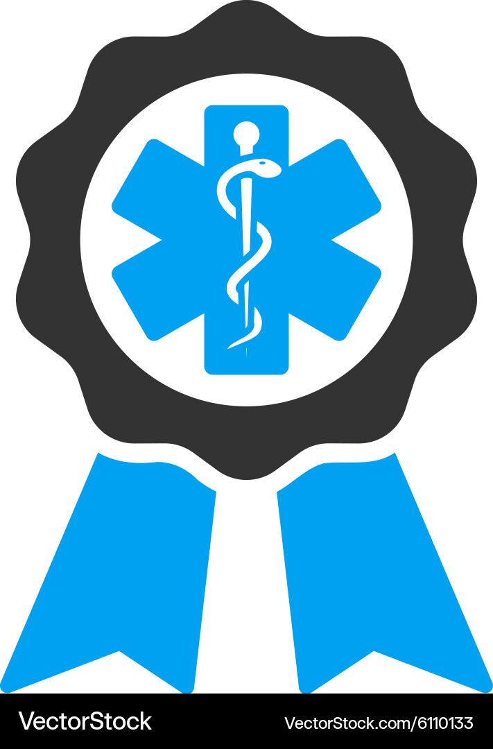 Medical Emblem Icon Royalty Free Vector Image - VectorStock