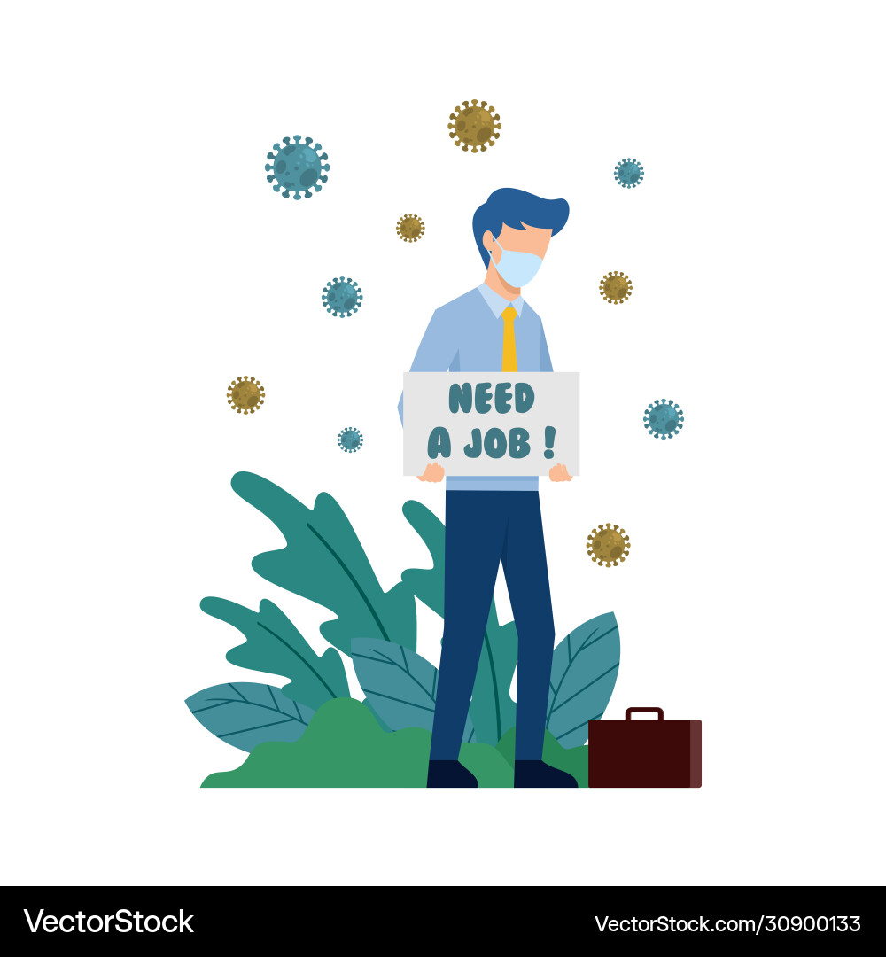 Unemployment Royalty Free Vector Image - VectorStock