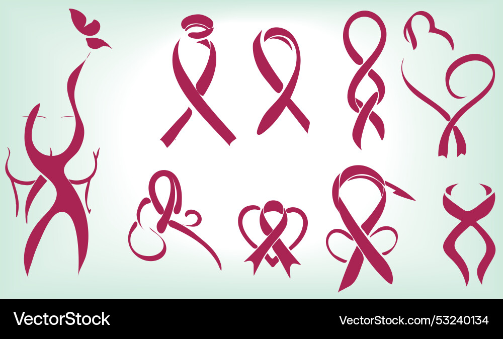 Breast cancer importance of early detection Vector Image Breast cancer importance of early detection Vector Image