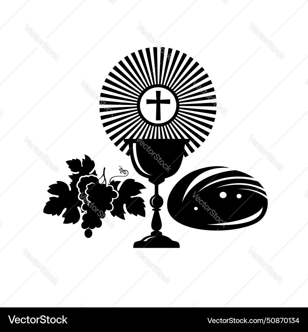 Holy communion icon Royalty Free Vector Image - VectorStock