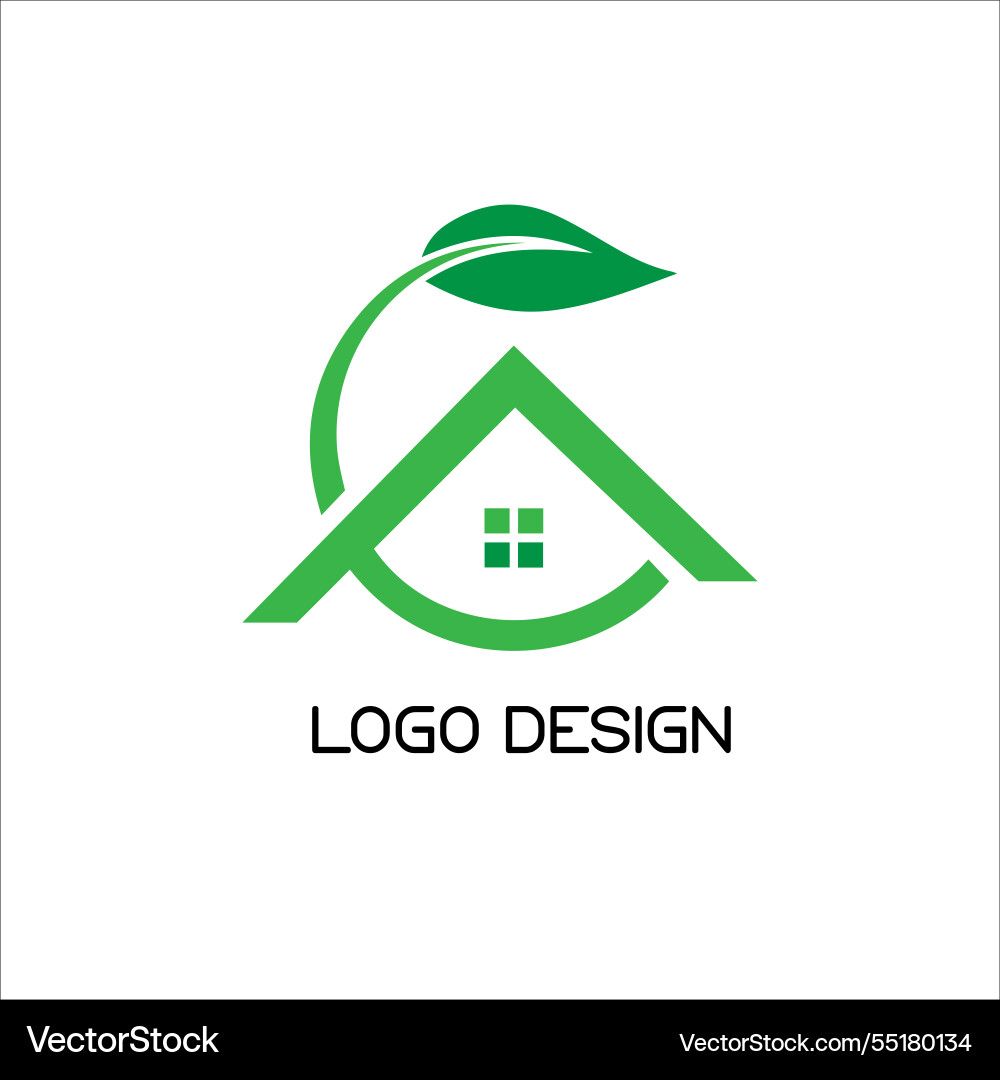 Home logo design Royalty Free Vector Image - VectorStock
