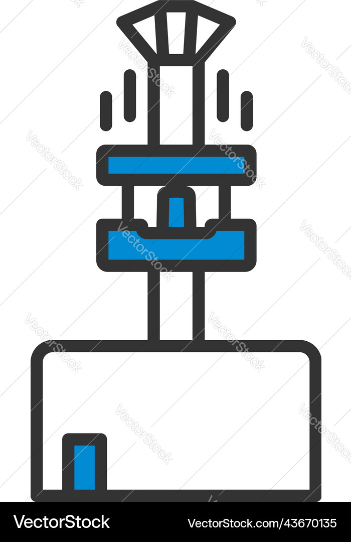 Free-fall ride icon Royalty Free Vector Image - VectorStock