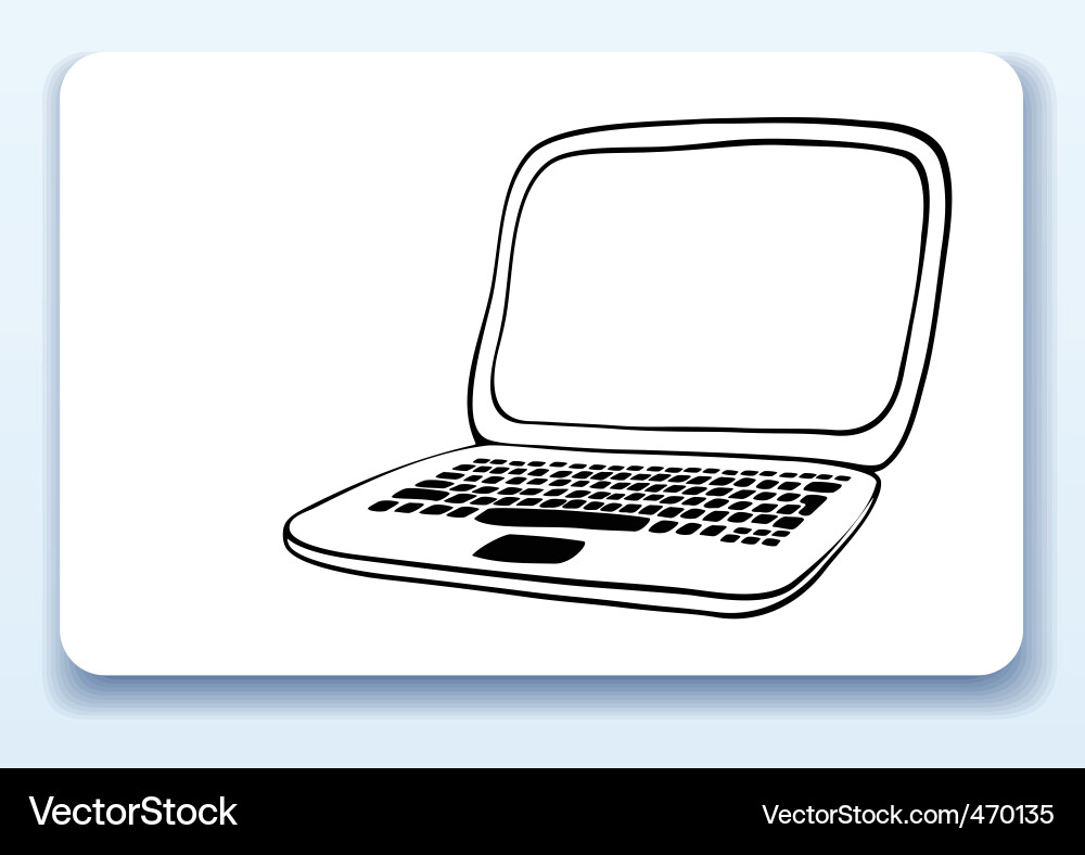 Laptop Royalty Free Vector Image - VectorStock