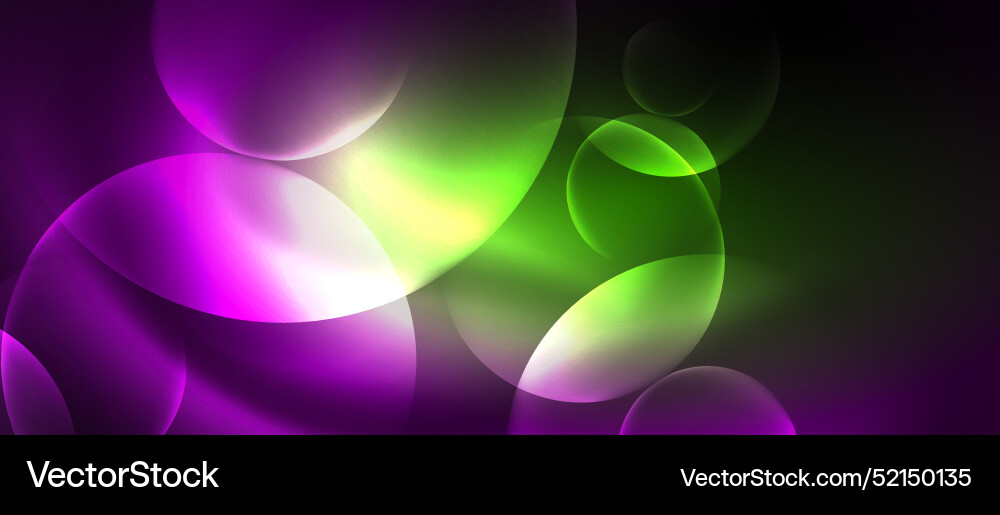 Shiny color neon glowing design Royalty Free Vector Image