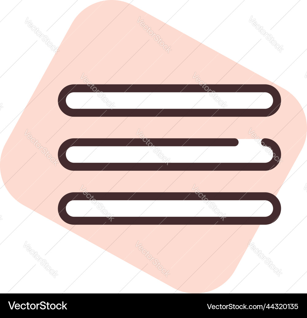 Ui home on white background Royalty Free Vector Image