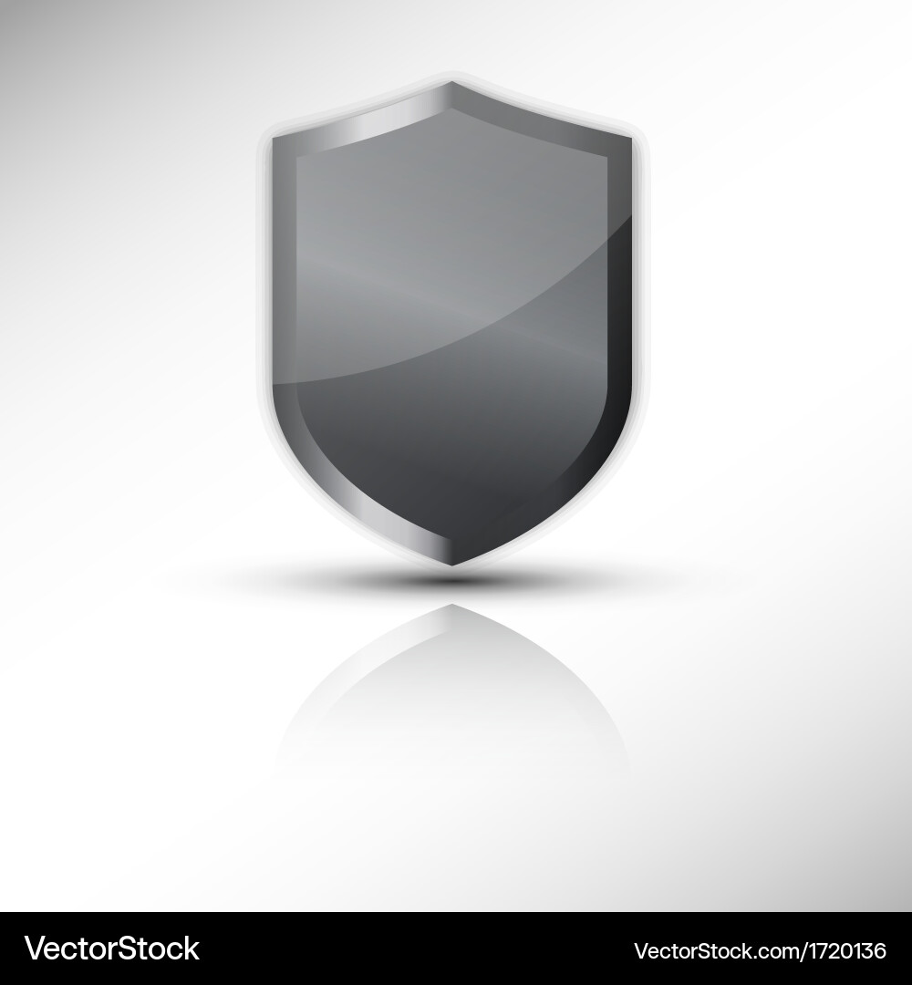 Protection shield icon Royalty Free Vector Image