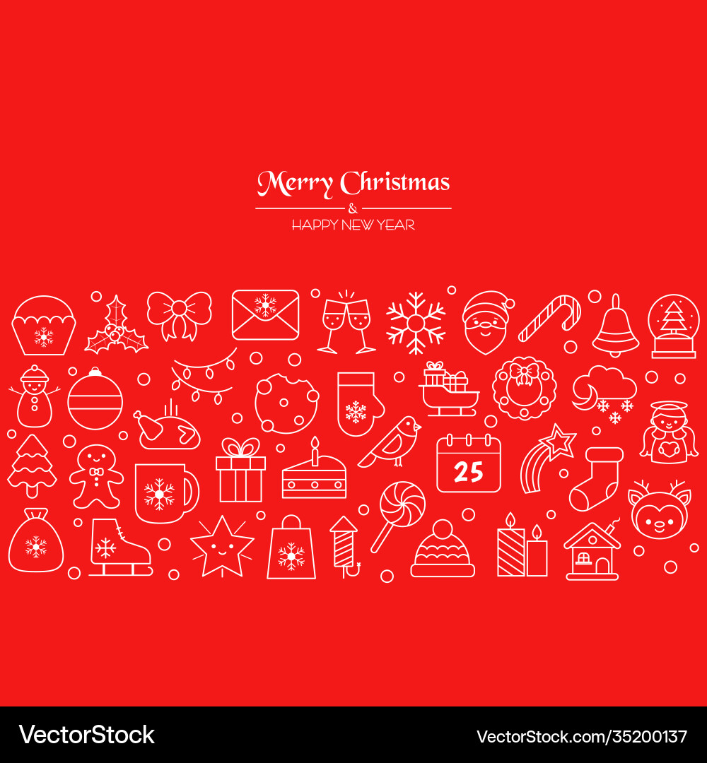 Christmas background Royalty Free Vector Image