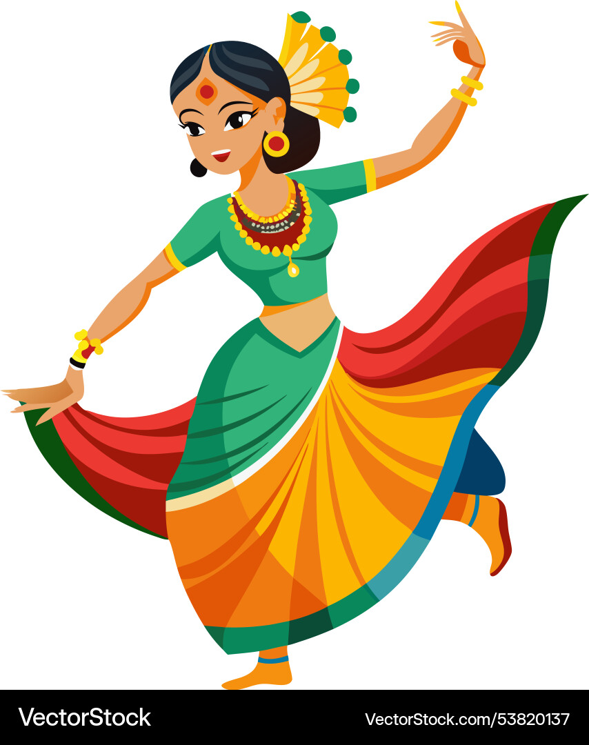 Dancer color 11 Royalty Free Vector Image - VectorStock