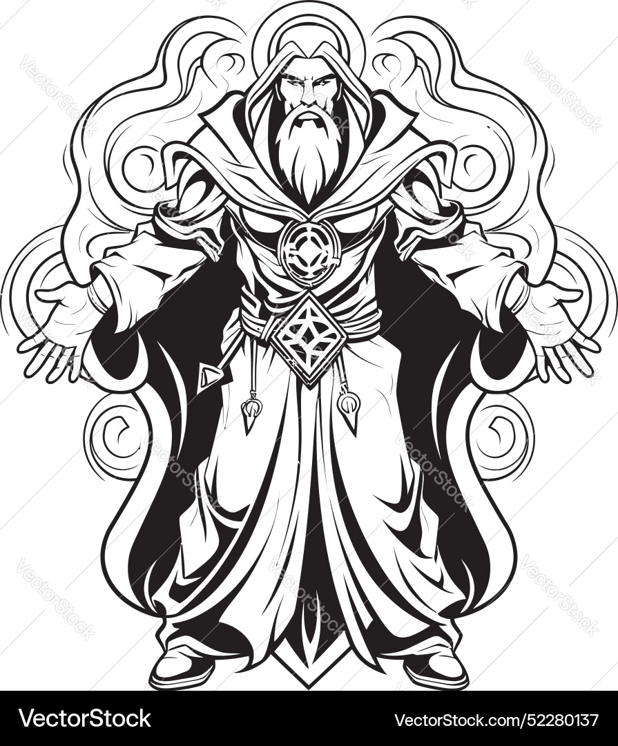 Mercenary of wealth logo design inspiration Vector Image
