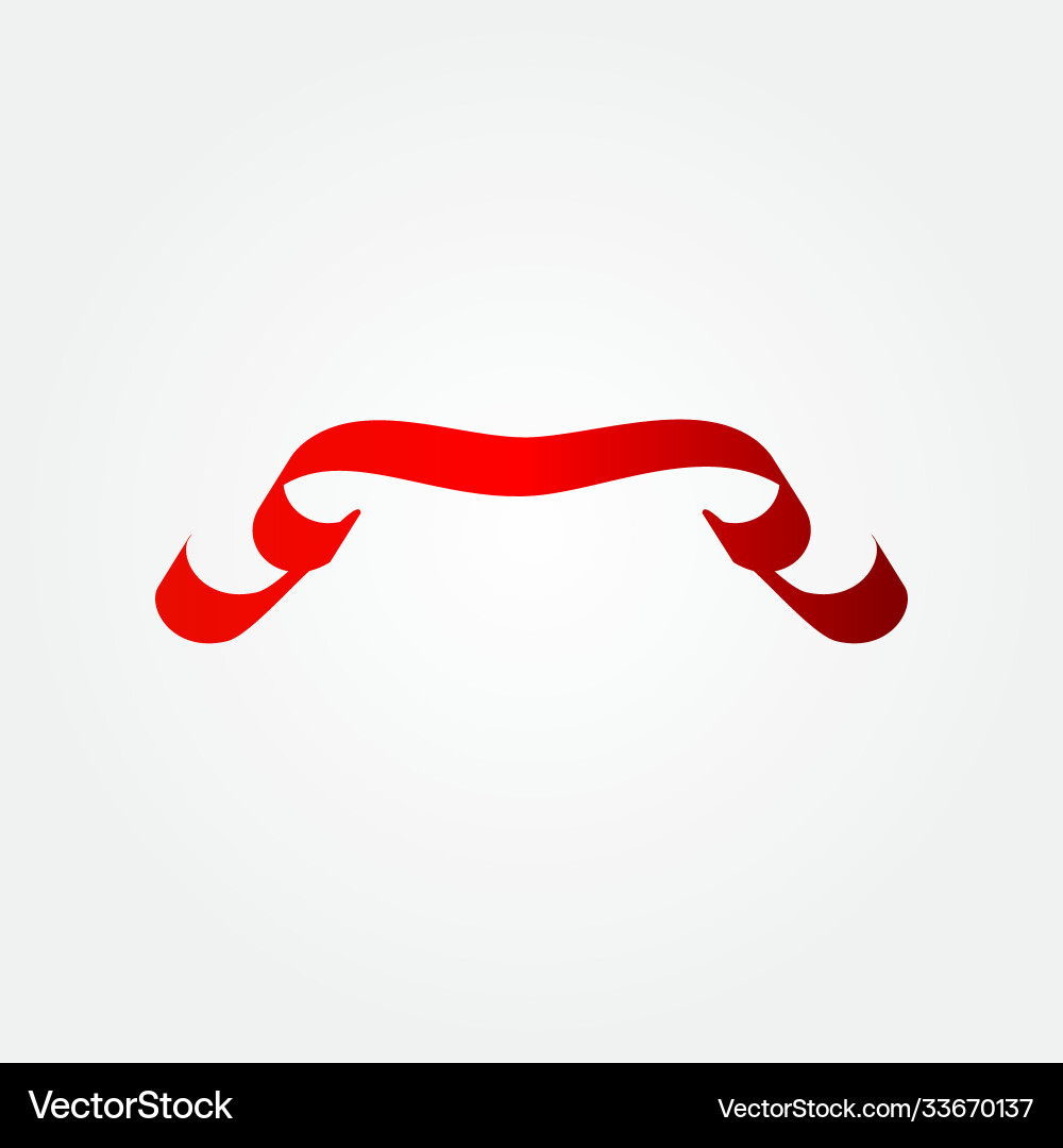 Ribbon template design Royalty Free Vector Image