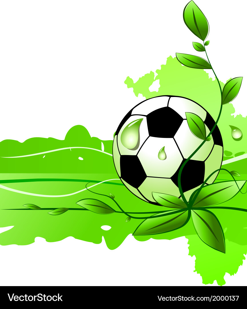 Soccer background Royalty Free Vector Image - VectorStock