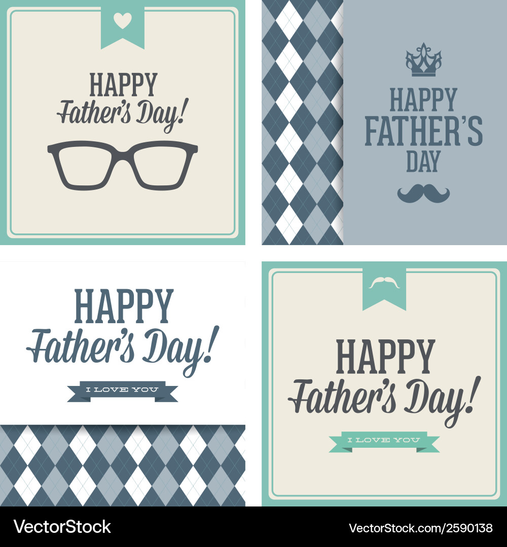 Abstract happy fathers day on a special background